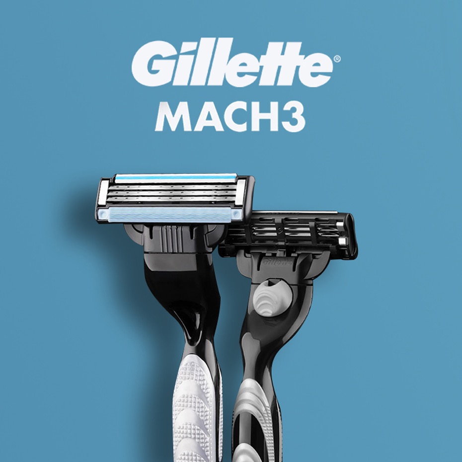 Gillette Mach 3 Shaving Razor Blades Brand Mach3 For Men Beard Shave ...