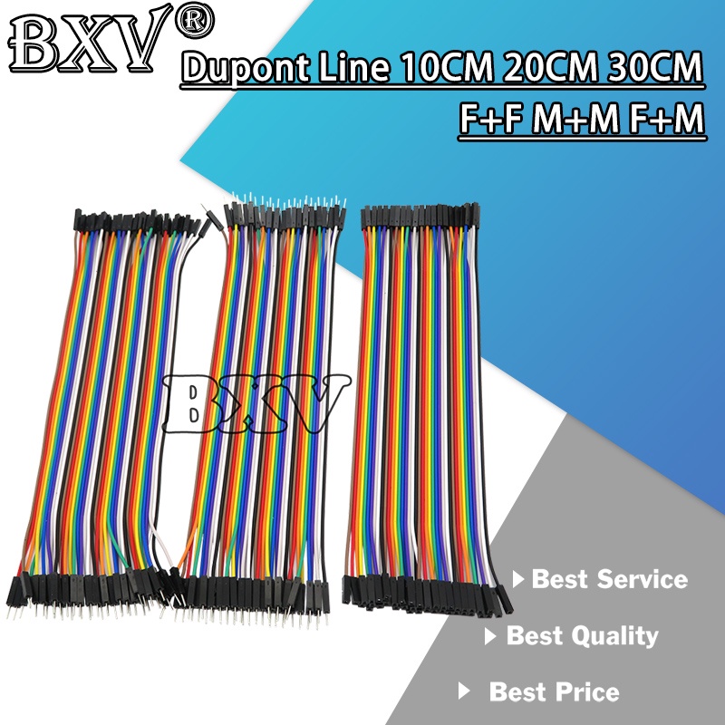 Dupont Line 10CM 20CM 30CM 40Pin Male To Male + Male To Female And ...