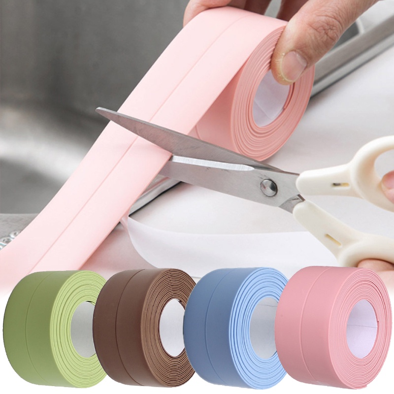 PVC Sealing Tape Bathroom Bath Toilet Caulk Tape Self Adhesive ...