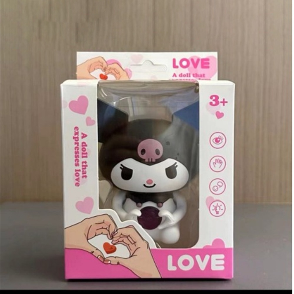 Sanrio Heart Show Love Kuromi Cinnamoroll Cute Luminous Doll Couple Toy ...