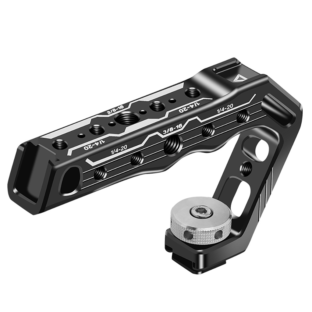 XT-XINTE Aluminum Alloy Camera Top Handle Hand Grip Handgrip Arri Locating Hole Monitor Bracket ...