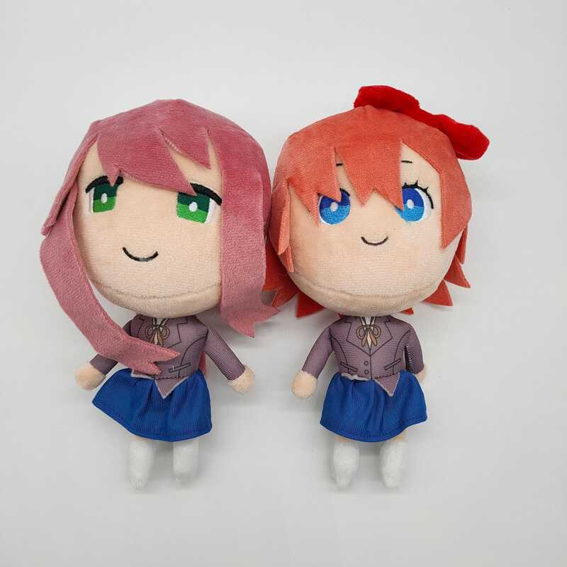 LY 8 Inch Plushy Plush Doll Cute Monika Natsuki Sayori Doll Anime ...