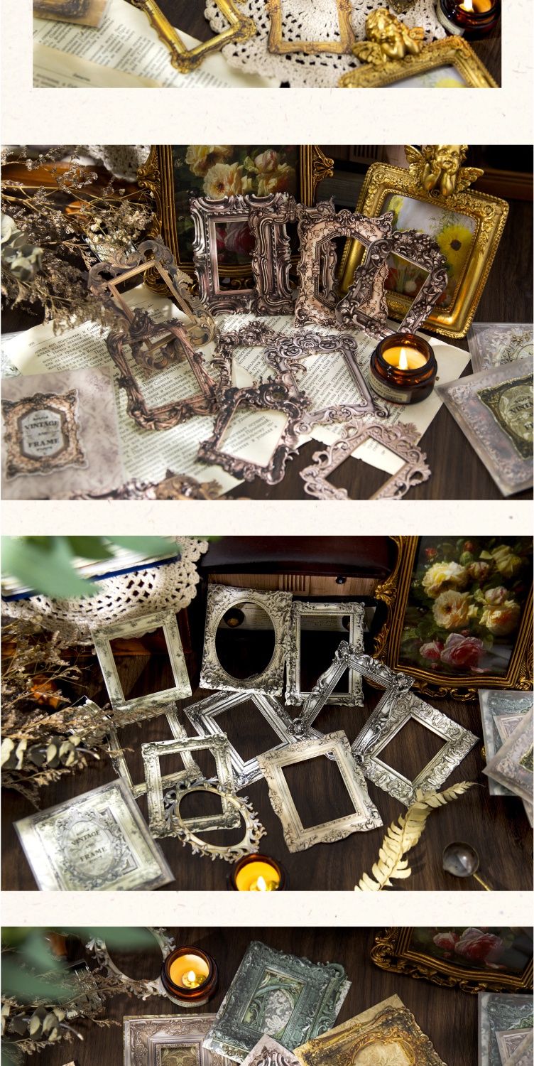 QOUZMO10pcs/pack Vintage Junk journal Collage paper[Medieval Art Series ...