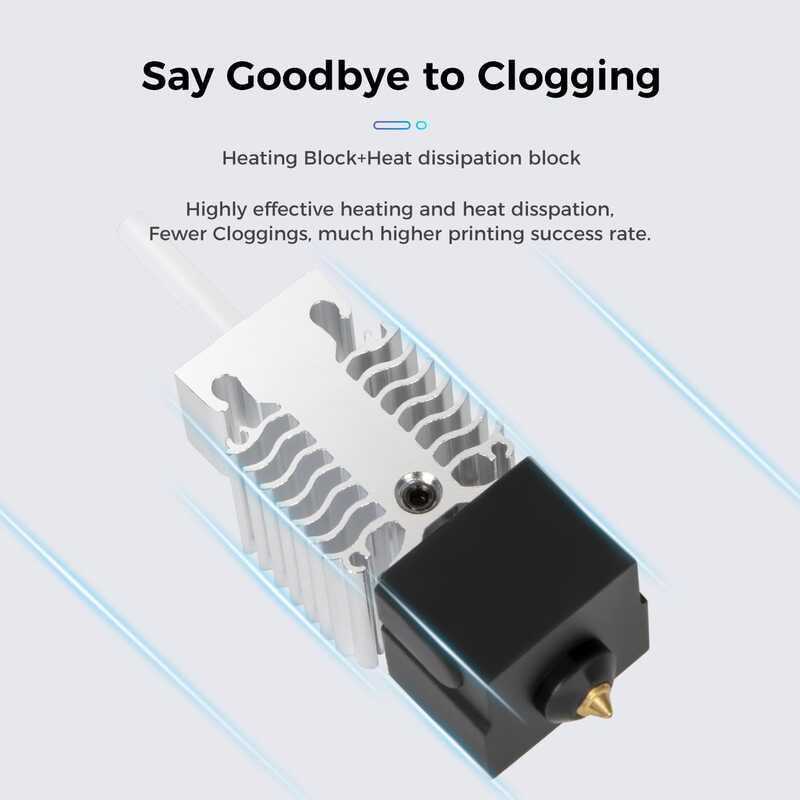 Creality Ender-3 V3 SE Print Head Kit Heater Hose High Temperature ...