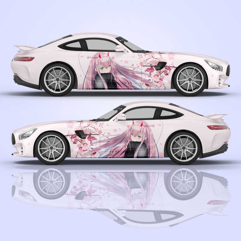 Zero Two Japanese Anime Vehicle Livery Darling Sa Theme Franxx Manga ...