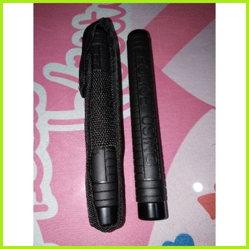 ⚽︎ j&g night stick expandable big, small (black&silver) | Shopee ...