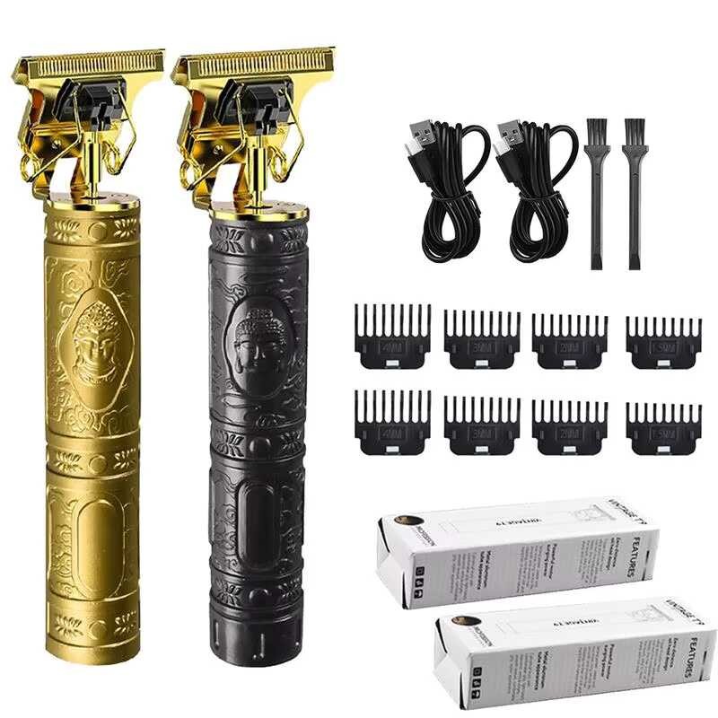 Electric Haircut Beard Trimmer Professional Zero Gapped Cordless Men ...