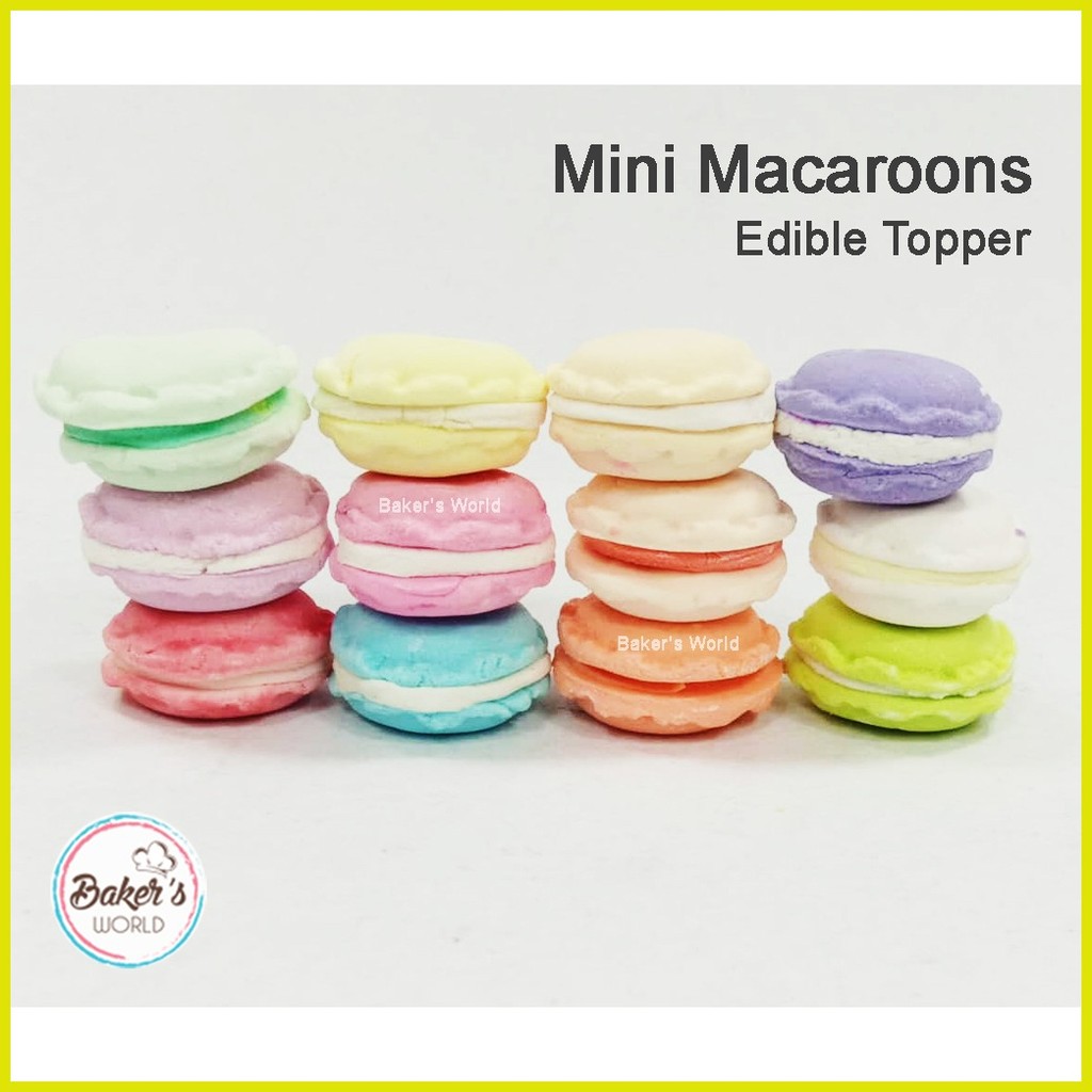 Macaroons Edible Toppers | Shopee Philippines