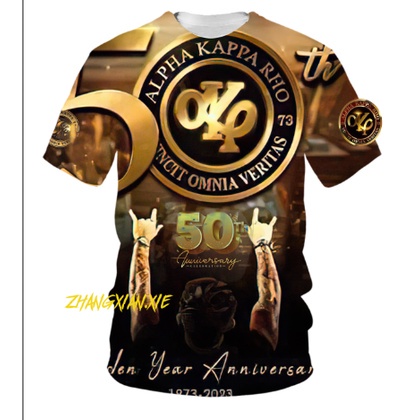 2023 new style akp (Alpha Kappa Rho) 50th Anniversary High quality All ...