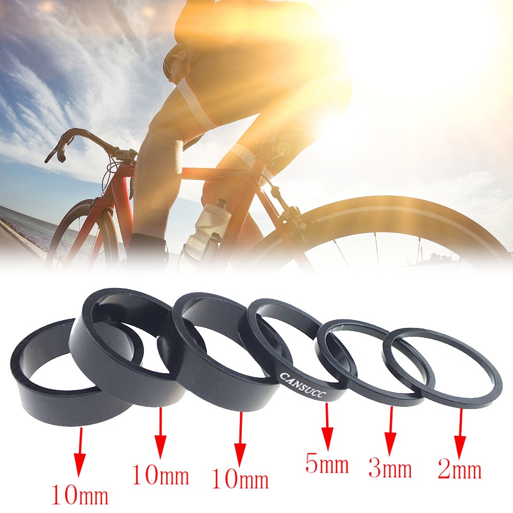 [ READY STOCK ]1-1/8"Aluminum Bicycle Headset Spacer Cycle Steerer Tube ...