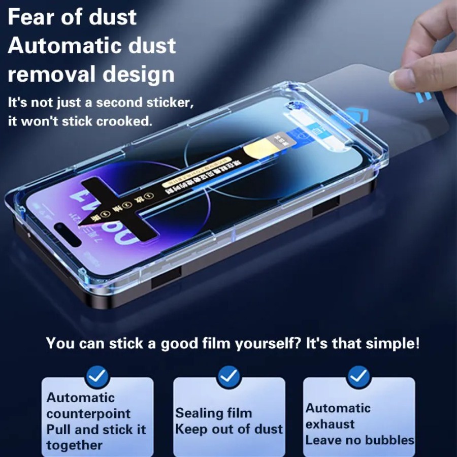 Full Cover Tempered Glass For iPhone 16e 16 15 14 13 12 11 Pro Max Mini ...