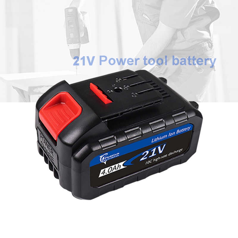 Pelifish 21V 4Ah rechargeable Li ion pack for General Makitas Cordless Power Tool battery ...