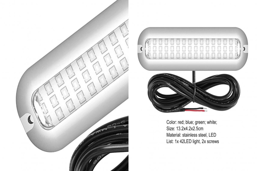 Skym* 4 Colors Optional Boat Transom Light for Ship 42 LEDs Boat ...