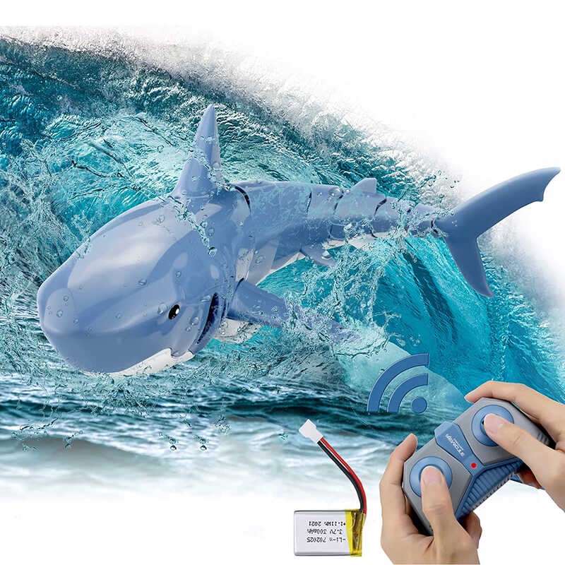 Remote Control Animals Sharks Robots RC Shark Shark Toy Swimming Pool ...