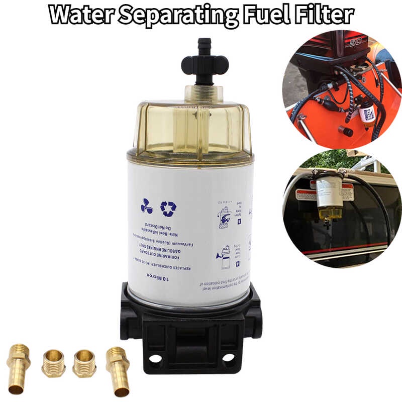 Fuel Filter/Water Separating System 3/8 Inch NPT Port Fuel Oil/Water ...