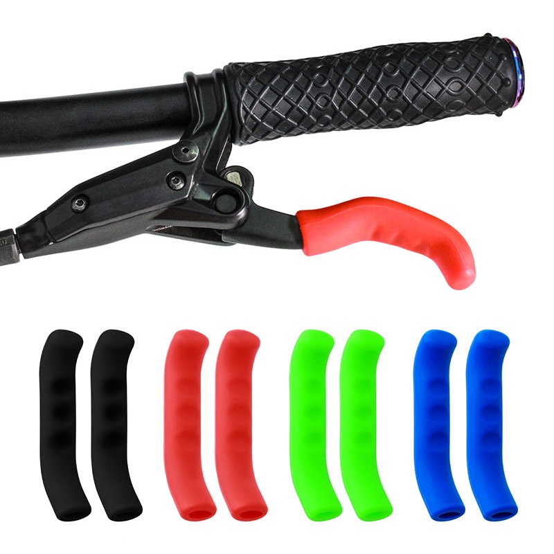 1 Pair Of Bicycle Brake Grip Covers, Anti-slip Shock-Absorbing Silicone ...