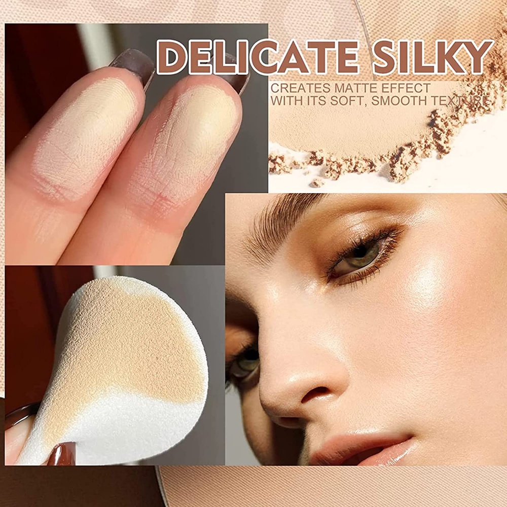 Oil-Control Matte Compact - Waterproof Dual Use & Long-Lasting Setting ...