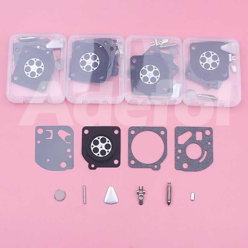5pcs/lot Carburetor Gasket Diaphragm Repair Kit For Zama RB-27 C1U-K10A ...