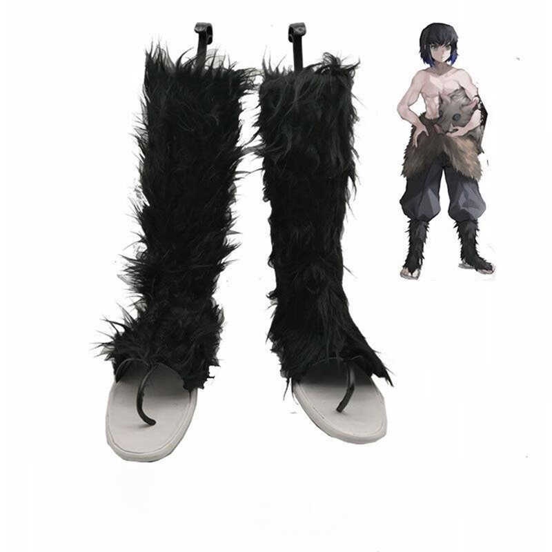 Anime Cosplay Demon Slayer Kimetsu No Yaiba Hashibira Inosuke Shoes ...