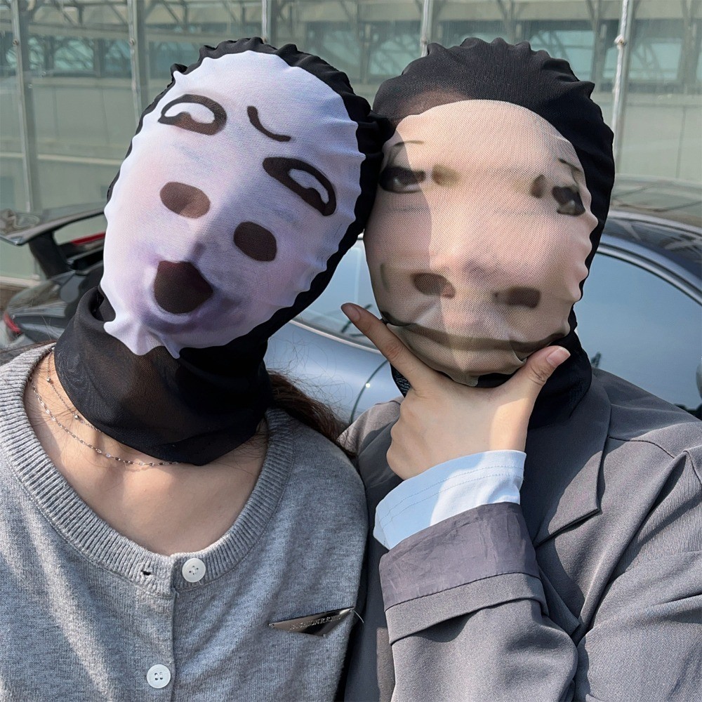 3D Printed Seamless Mask Funny Head Cover Riding Scarf Cosplay Party ...