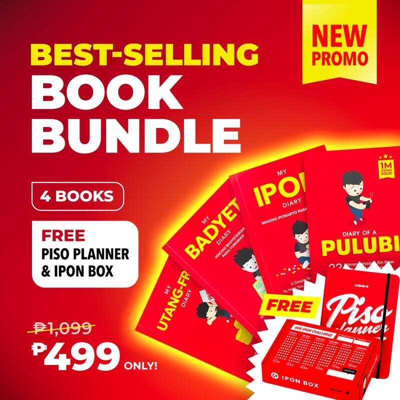BESTSELG BOOK BUNDLE With FREE Ipon Box By Chinkee Tan | Shopee Philippines