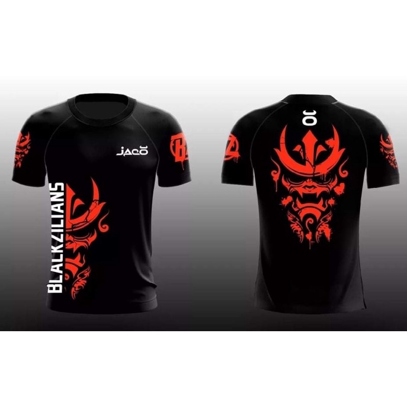 JACO BLACKZILIANS MMA SHIRT (red print) | Shopee Philippines