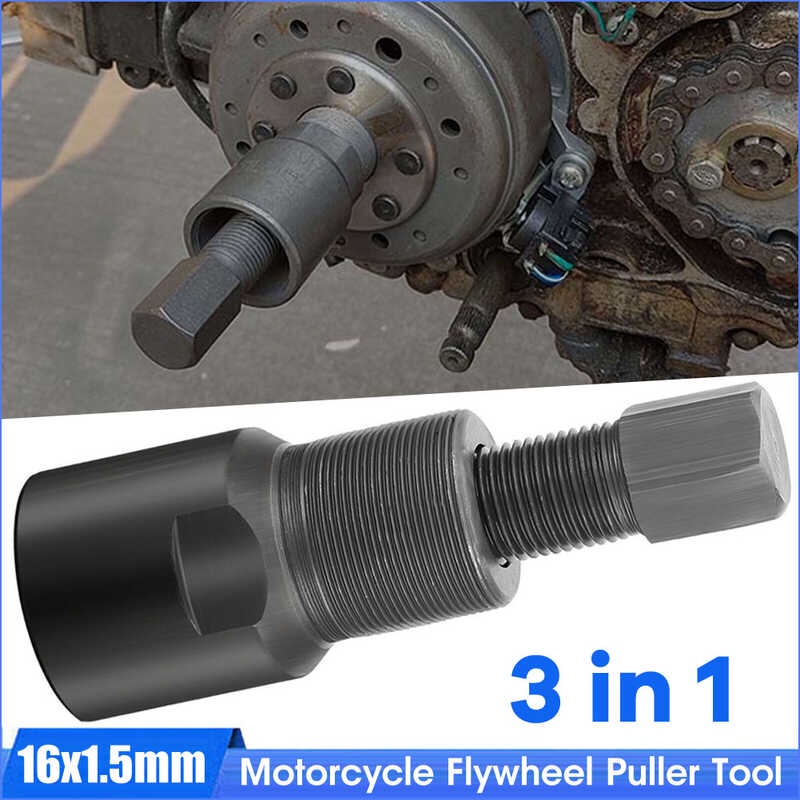 Motorcycles 3 Way Flywheel Puller 27-28-16mm Magneto Stator Engine Tool ...