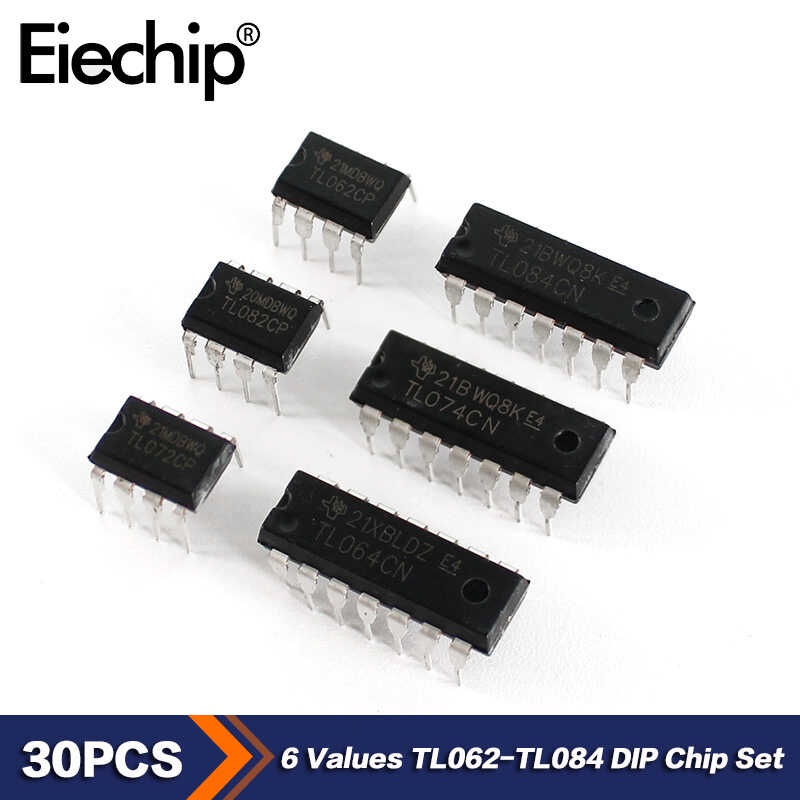 Integrated Circuit power supply IC TL062 TL064 TL072 TL074 TL082 TL084 DIP IC Chip Kit | Shopee ...