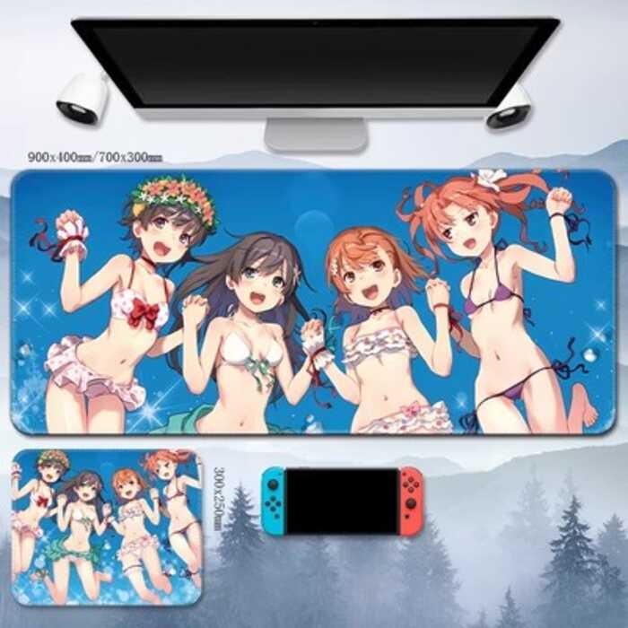 Misaka Mikoto A Certain Scientific Rail S Shokuhou Misaki Mouse Pad Laptop Mice Mat Tabletop Key ...