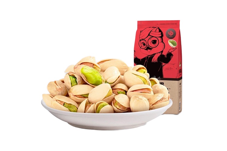 Straw Straw Straw Squirrels Pistachio Three Squirrels Pistachio 185G ...