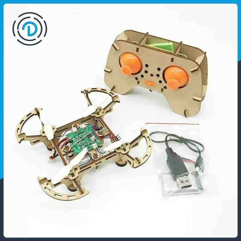 DIY Quadcopter Kit para sa Arduino Wooden Assembled UAV Hummingbird ...