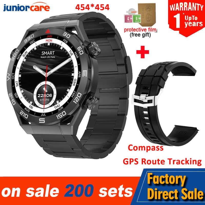 454*454 DT Ultra Mate Smart Watch Men 1.5 Inch HD Screen BT Call ...