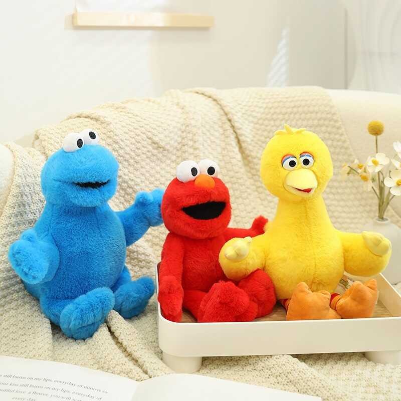 Sesame Street Doll Internet Celebrity Emo Plush Toy Cookie Monster Doll ...