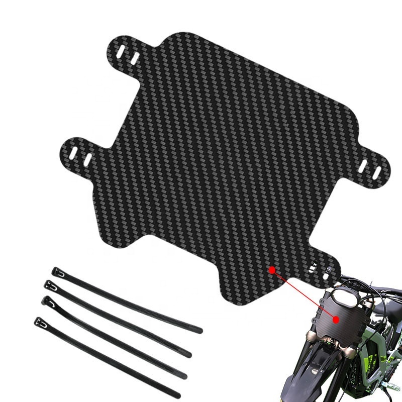 LinGQI Mga Bahagian ng Motorcycle SURRON Light Bee Modified Carbon Fiber Number Plate For SUR ...