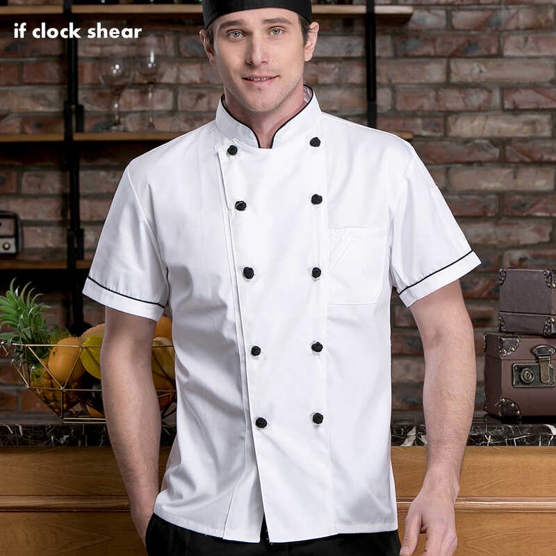 Chef Uniforms Chinese Restaurant Hotel Catering Double Breasted Work ...