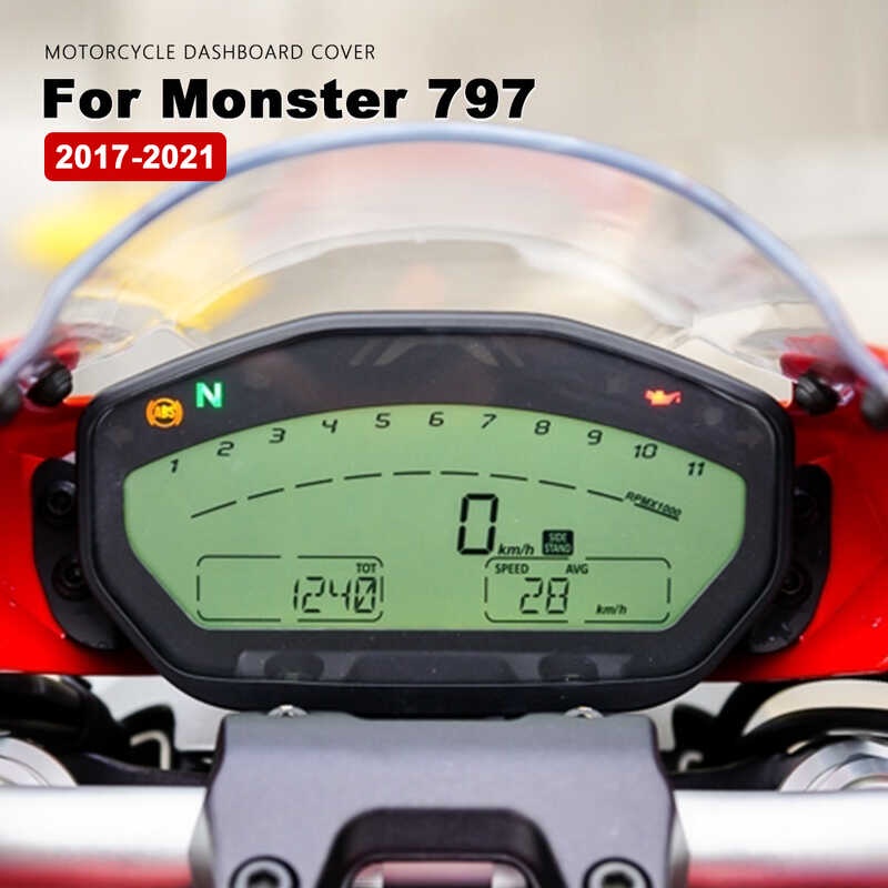 Dashboard Cover ABS Plastic Motorcycle Speedometer Housing Case para sa ...