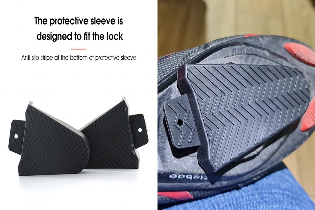 1 Pair Sturdy Cycling Shoes Cleat Covers for Mountain Bike Practical ...