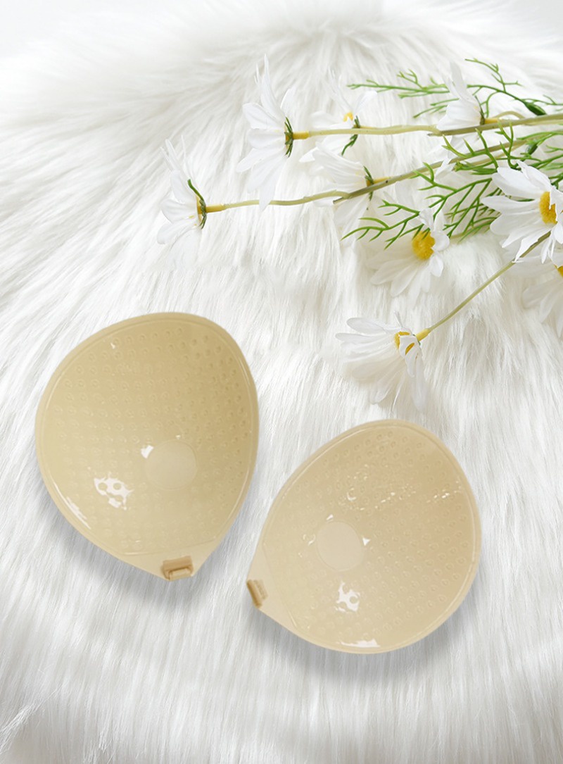 VesGlory Women Strapless Invisible Glossy Cups Gathering Breathable ...