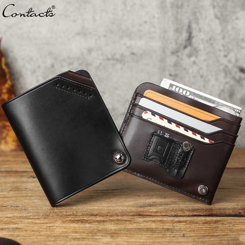 Card Wallet Ng CONTACT Genuine Leather Card Holder For Men Slim Wallets ...