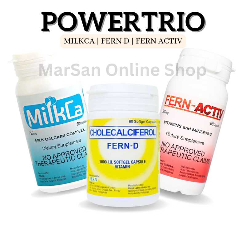 Ifern Trio (FernD, Fern-Activ, MilkCa) | Shopee Philippines