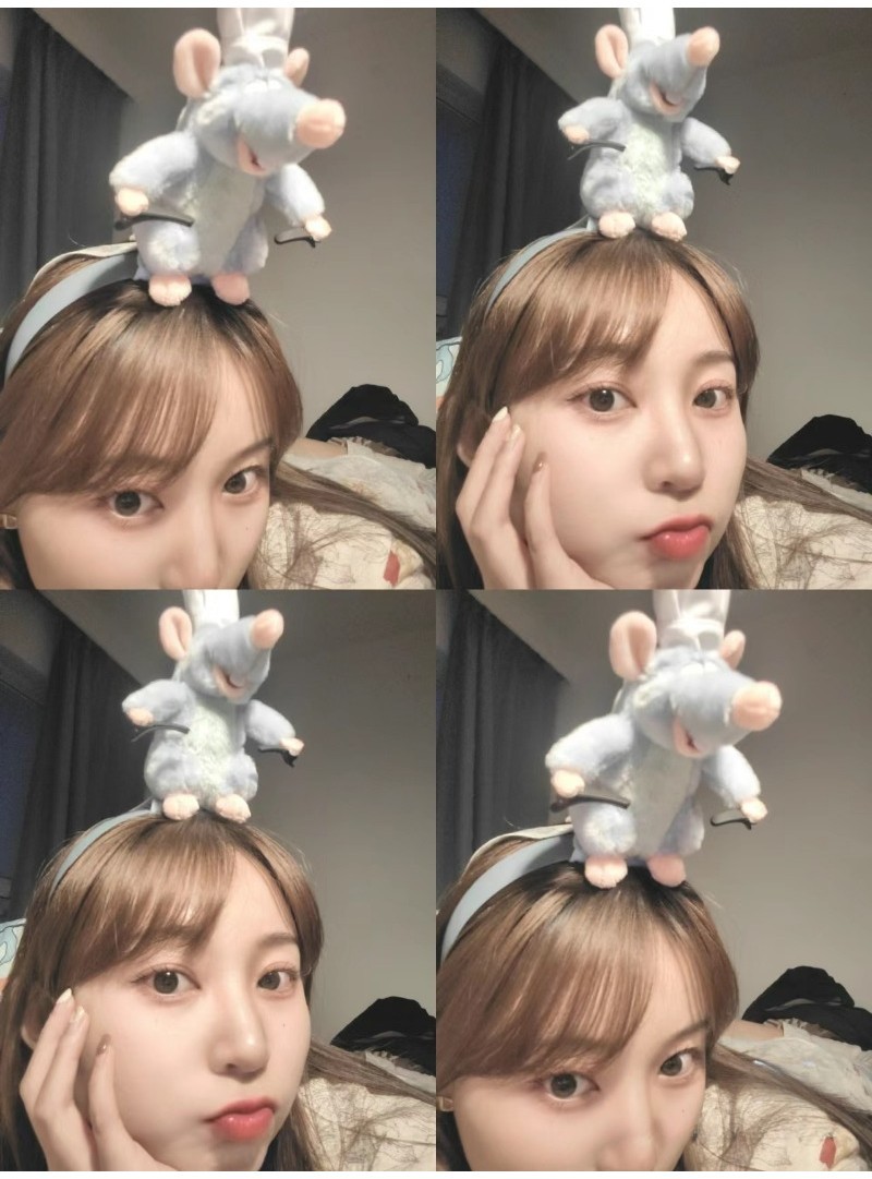 Xiao Junya's Same Ratatouille Doll Hairpin, Face Wash and Makeup ...