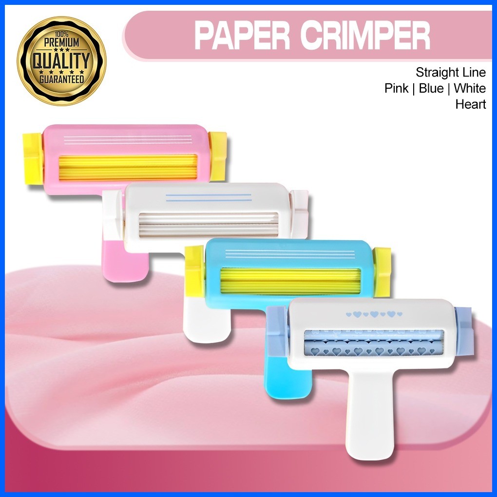 PAPER CRIMPER Pink ( Blue|White |Heart ) | Shopee Philippines