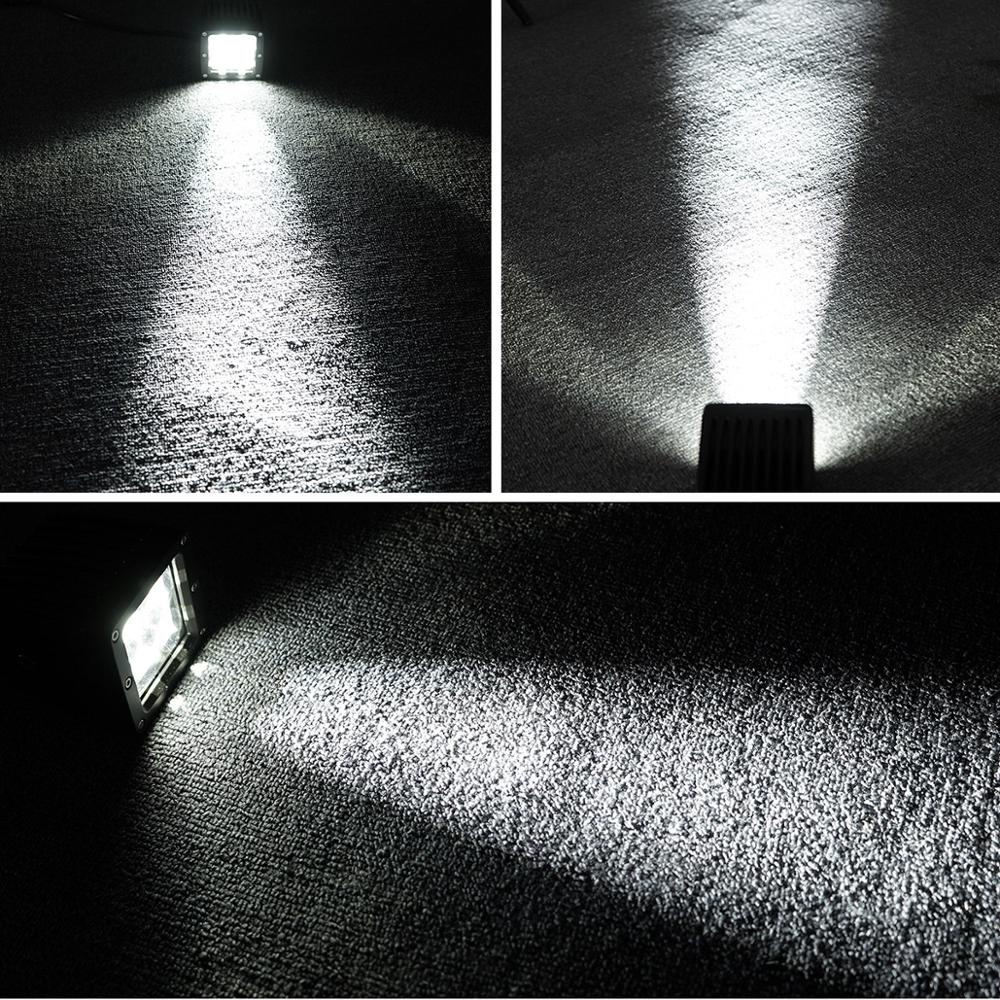 5D 3inch led work light 12W 3000K amber driving light Flood Spot Beam ...