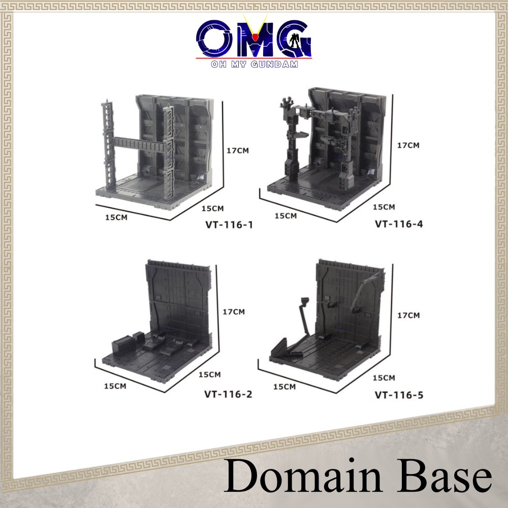 VT Gundam Domain Base VT-116 Gundam Action Base Gundam Stand HG Stand ...