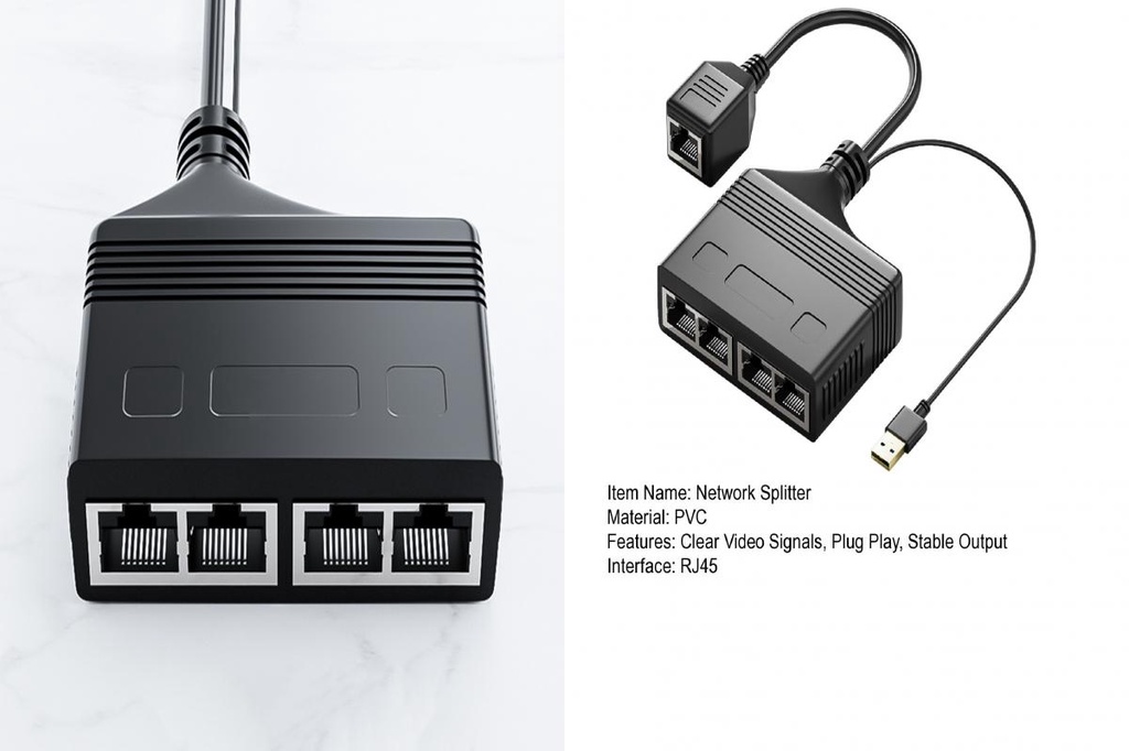 [RB] Heat-resistant Internet Splitter Office Use 100Mbps LAN Network ...