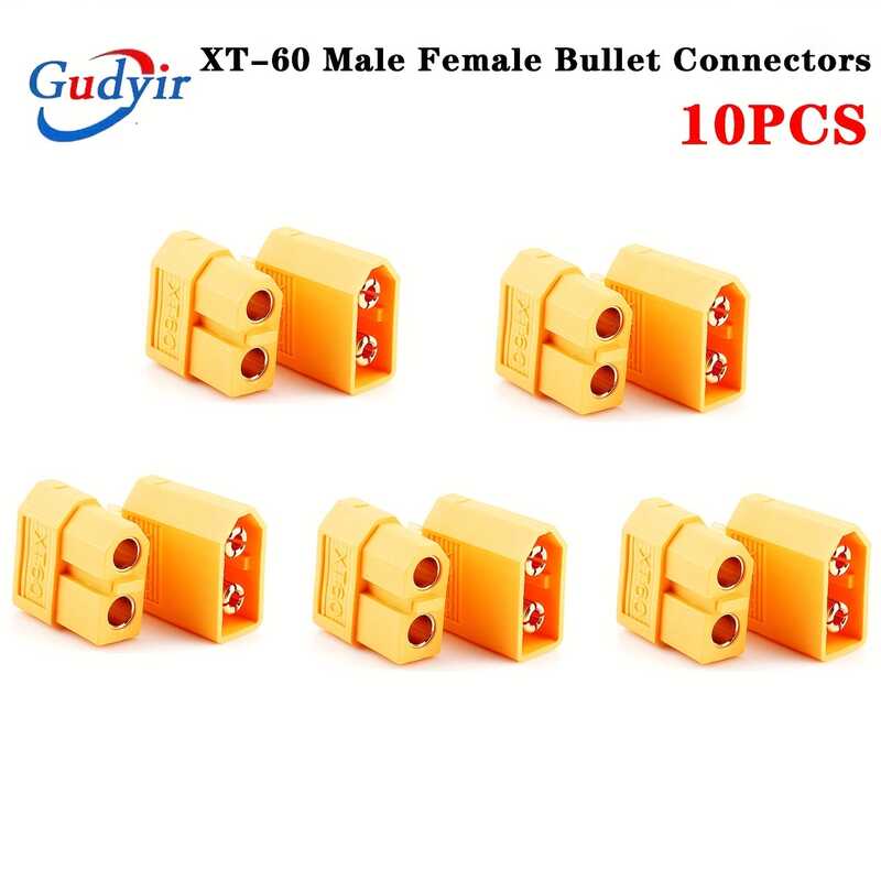 10pcs XT60 Connectors, XT-60 Male Female Bullet Connectors Para sa RC ...