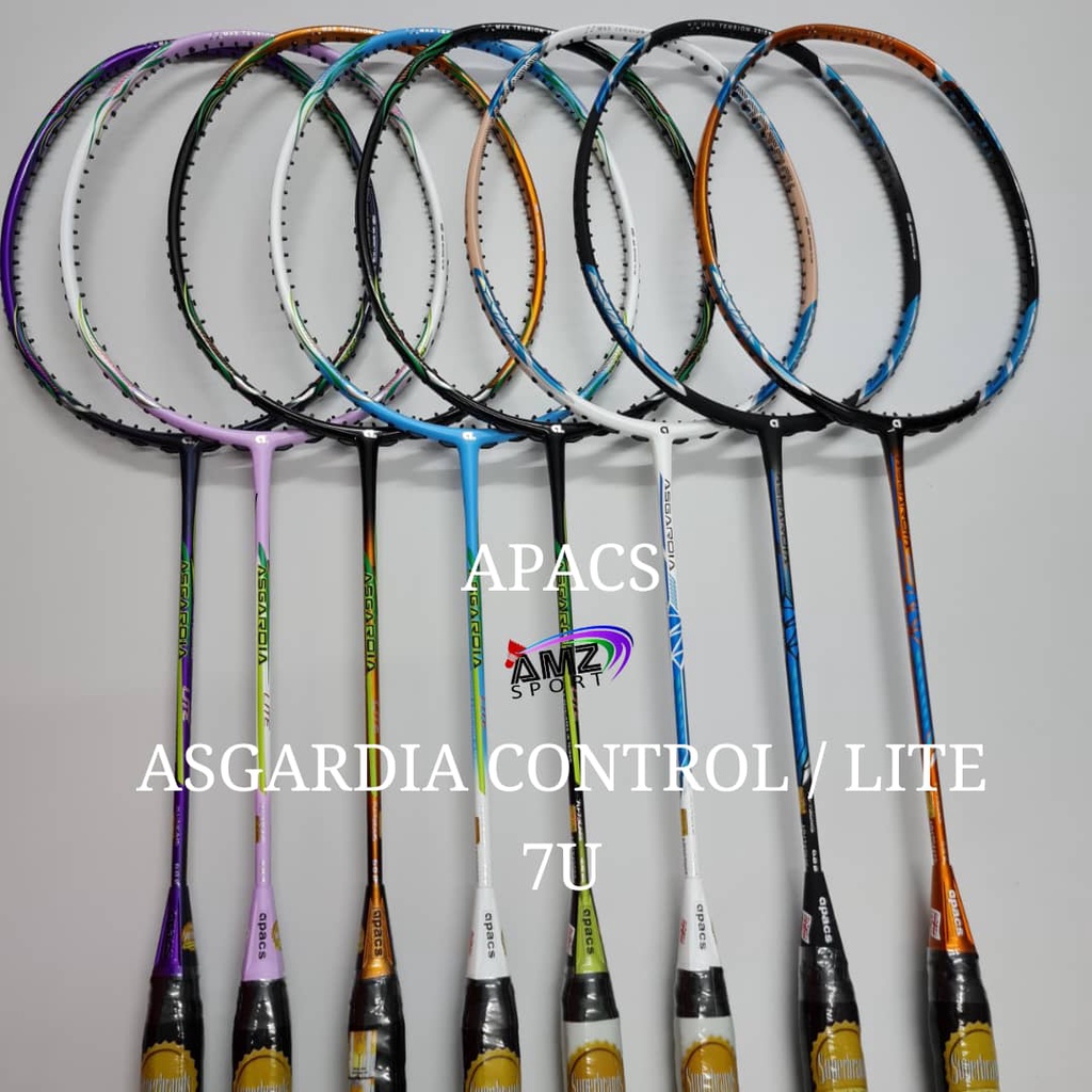 APACS Asgardia Lite/ Asgardia Control New Racket (7U) *NEW COLOUR ...