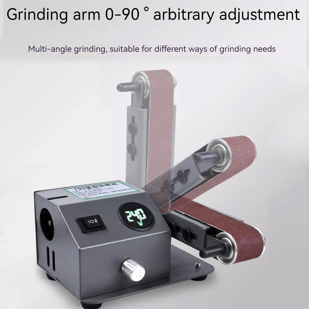 Vertical & Horizontal Belt Sander 350W Electric Water Abrasive Belt ...