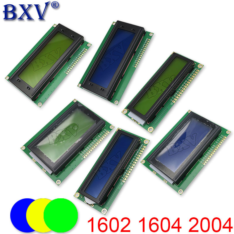BXV LCD1602 LCD1604 LCD2004 Module Yellow Green/blue Screen 16x2 16x4 ... BXV LCD1602 LCD1604 LCD2004 Module Yellow Green/blue Screen 16x2 16x4 ...