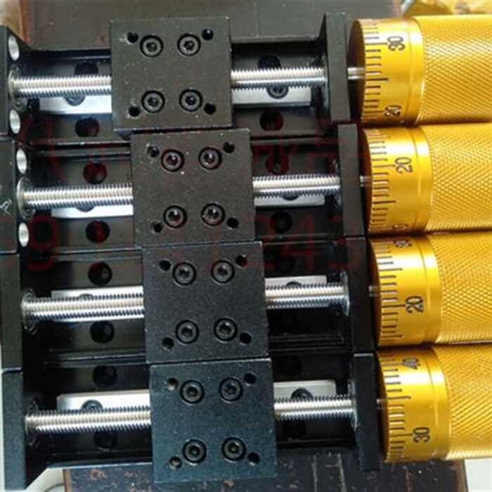 28 guide table stepper motor T-shaped lead screw linear electric slide ...